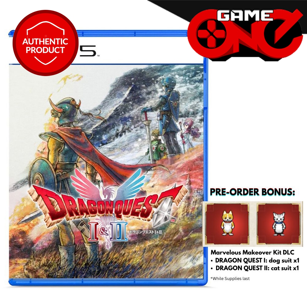 PlayStation PS5 Dragon Quest I & II HD-2D Remake Standard Edition (R3 ...