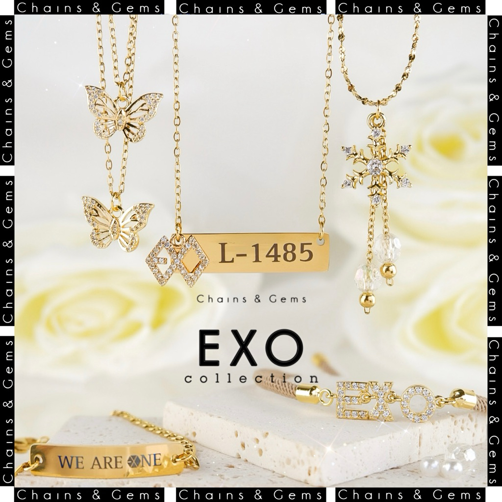 KPOP | EXO Inspired Necklaces & Bracelets | NO Box Included | Chains ...