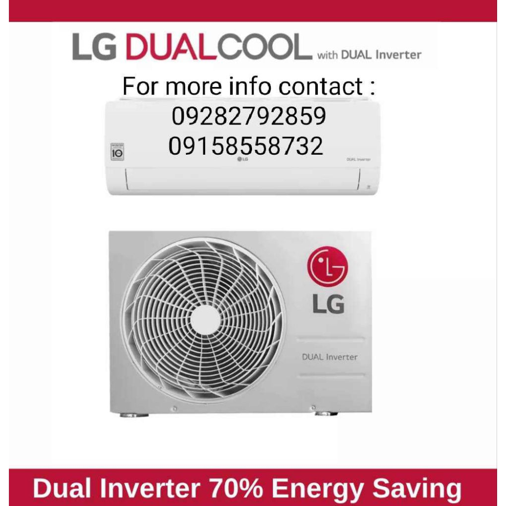 LG 1.5HP Dual Cool Split Type Inverter Airconditioner | Shopee Philippines
