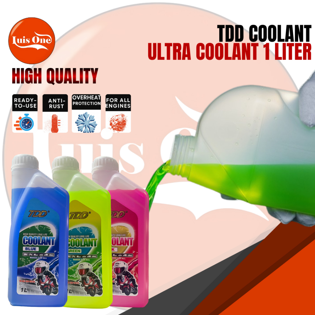 TDD Universal Engine Coolant 1L – Overheat & Corrosion Protection for ...