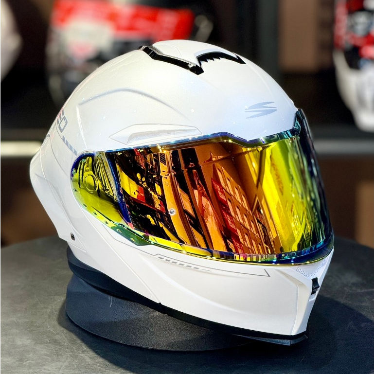 Spyder Neo Icon Modular Dual Visor Helmet for Motorcycle (Free Clear ...