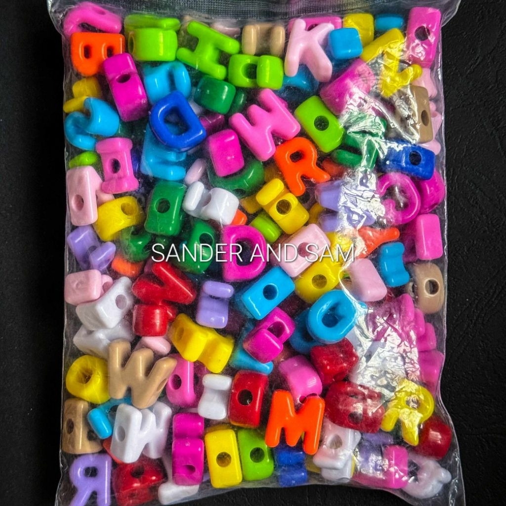 Chunky Letters Alphabet 500 grams Charms Ornaments for DIY Accessories ...