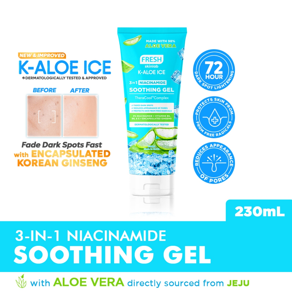 Fresh Skinlab K-Aloe Ice Soothing Gel (230ml) | Shopee Philippines