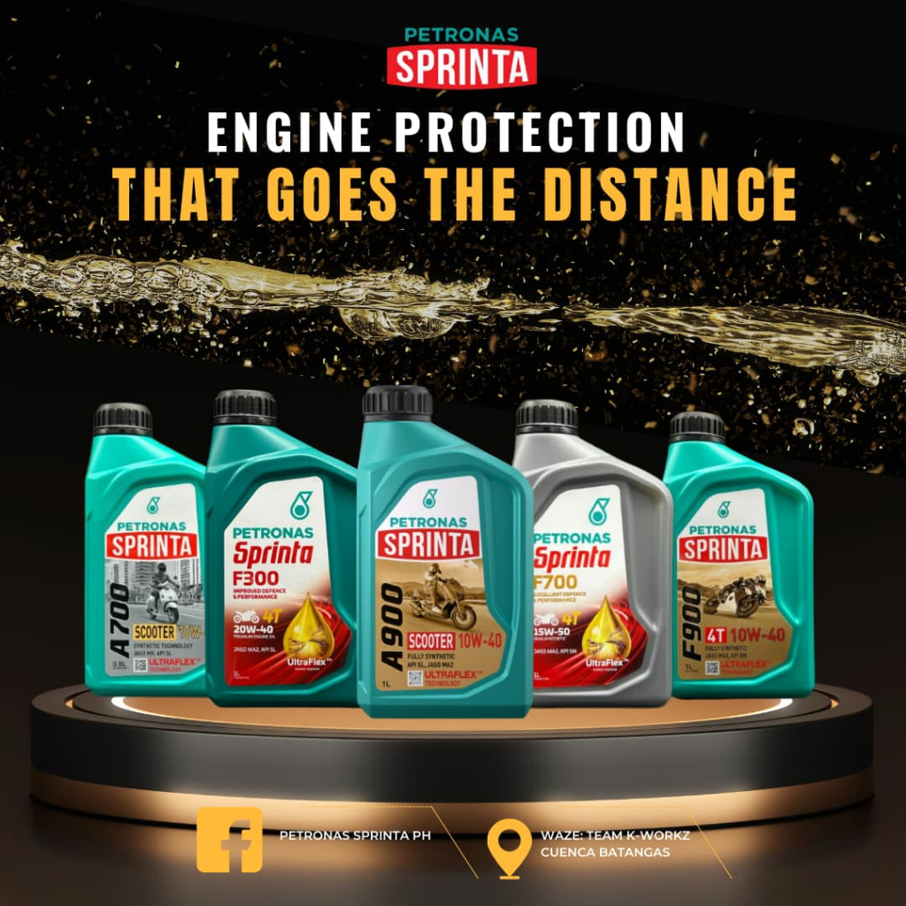 PETRONAS Sprinta Motorcycle Oil For Scooters and Underbone A700, A900 ...