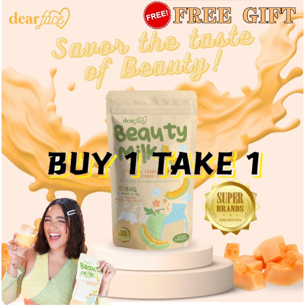 DEAR FACE Collagen Drink: Japanese Melon | Skin Glow & Anti-Aging | 10 ...