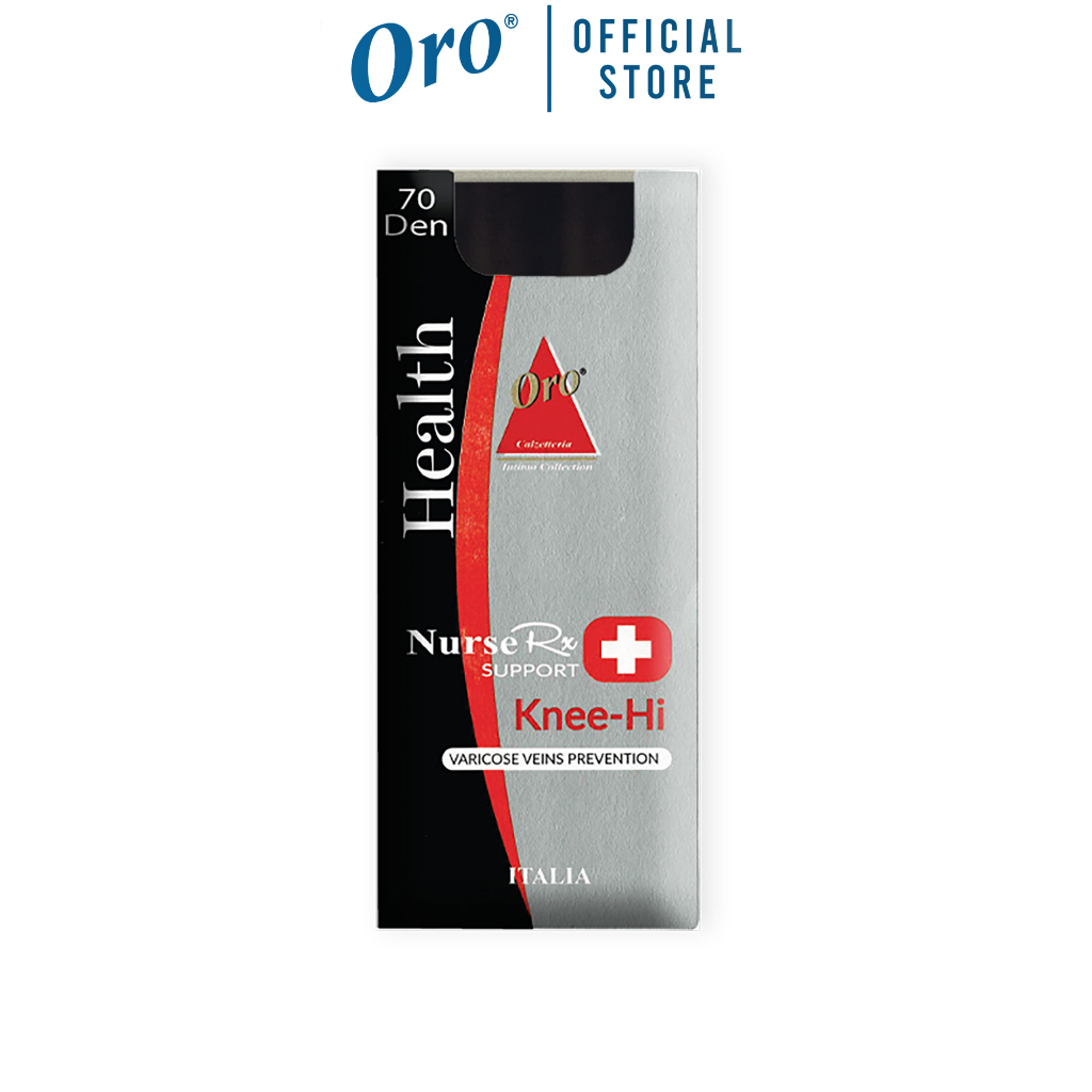 Oro Nurse Rx Varicose Veins Prevention Knee High Stockings – 1 Pair, 70 ...