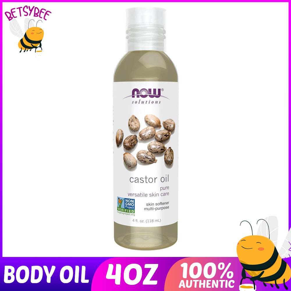 Now Solutions 100% Pure Castor Oil 4 fl oz 118 ml | Shopee Philippines