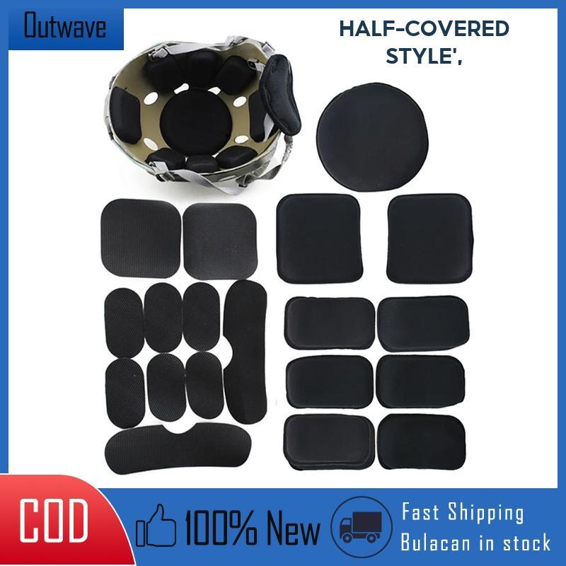 19Pcs/Set Tactical Soft Helmet Pads Hunting Helmet Protective Pad EVA ...