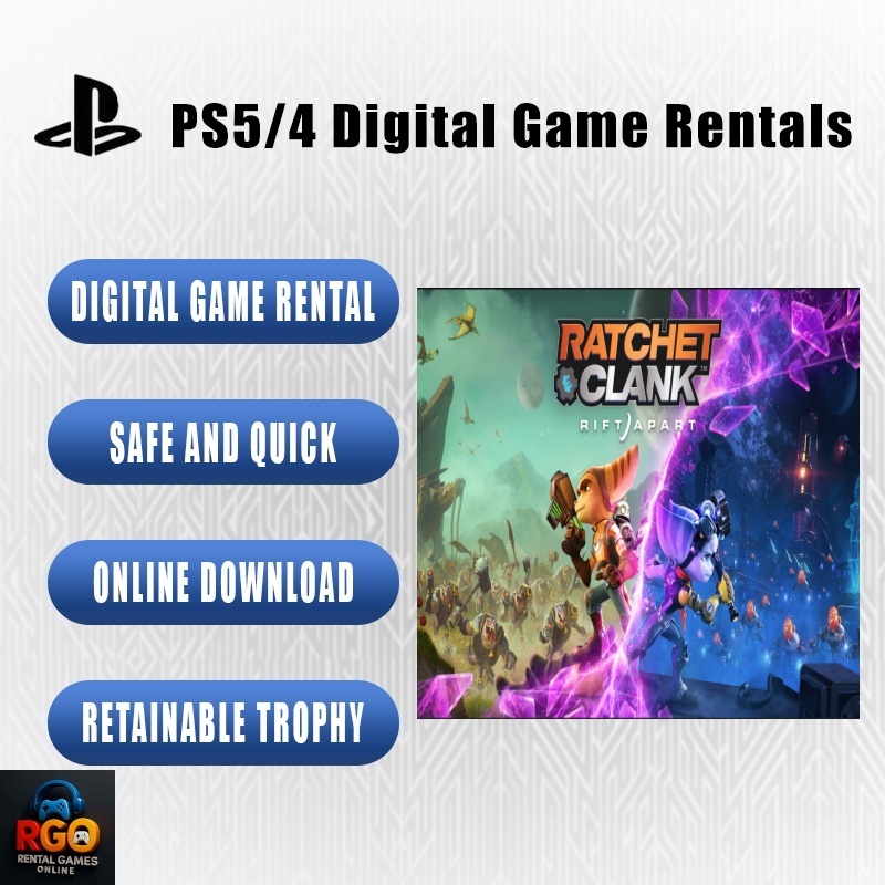 PlayStation PS5 Ratchet & Clank: Rift Apart ps5 ps4 games rental ...