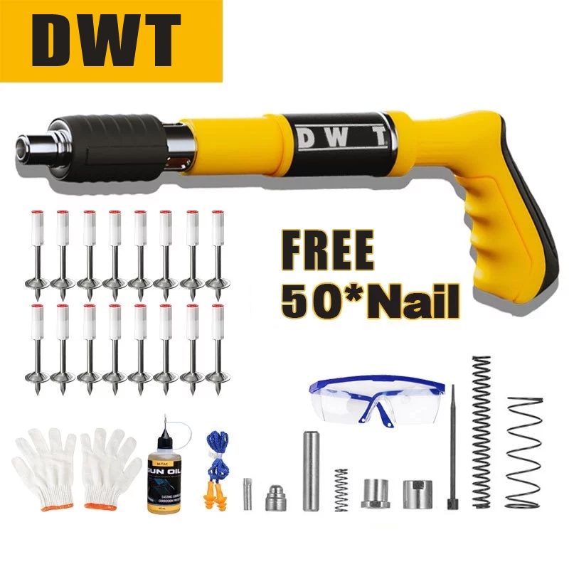 【Free Nails】Cordless Manual Nail Gun Heavy Duty Nail Gun Launcher ...