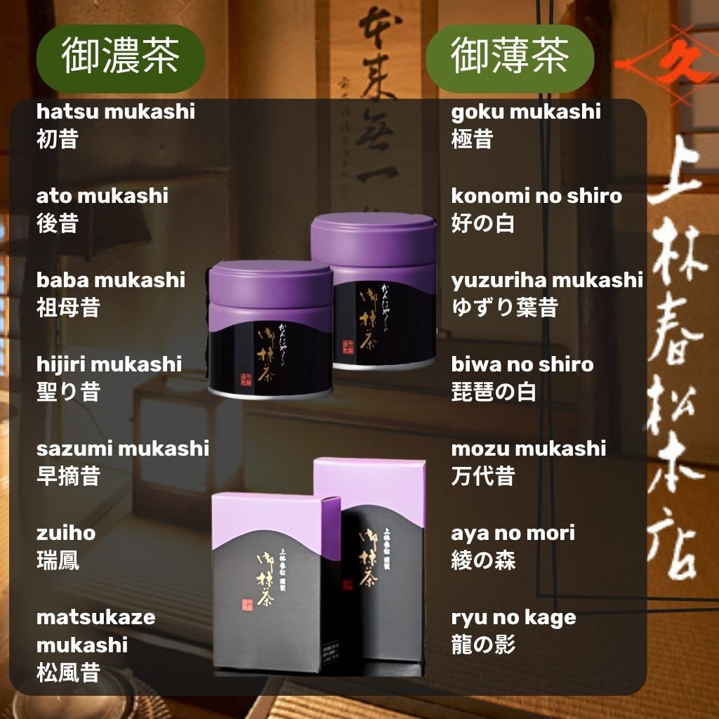 Kanbayashi Shunsho hon ten uji matcha ayanomori hatsu mukashi zuiho ato ...
