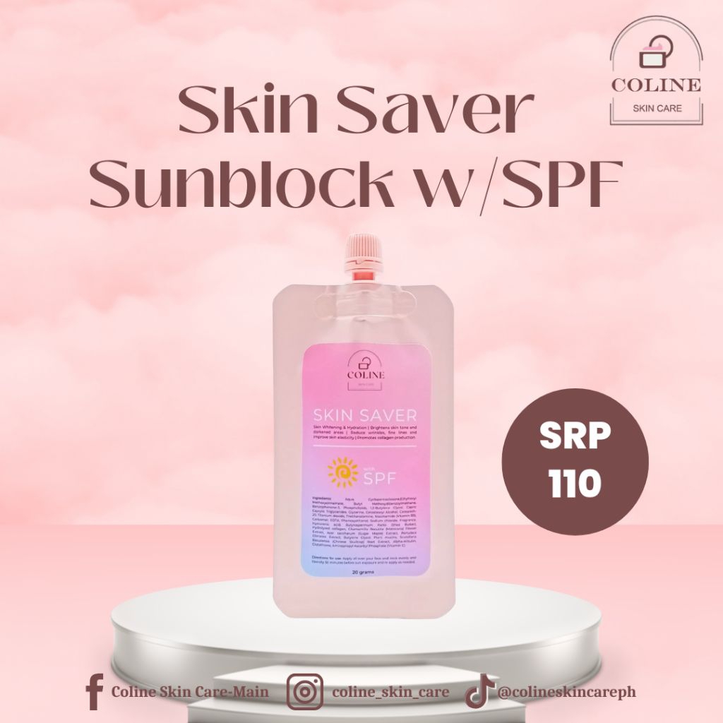 Skin Saver Sun Block SPF 50 | Shopee Philippines