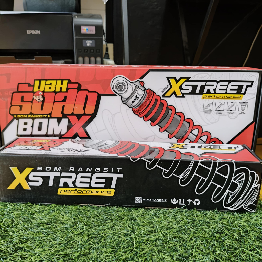 BOM-X SHOCK X-STREET (CLICK,AEROX/NMAX) 330MM/305MM | Shopee Philippines