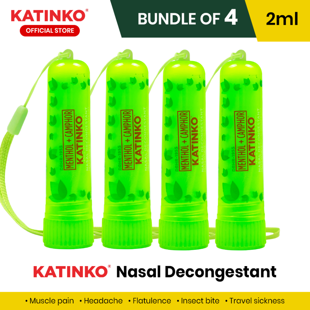 [Bundle Set] Katinko Nasal Decongestant l Helps Relieve Nasal ...