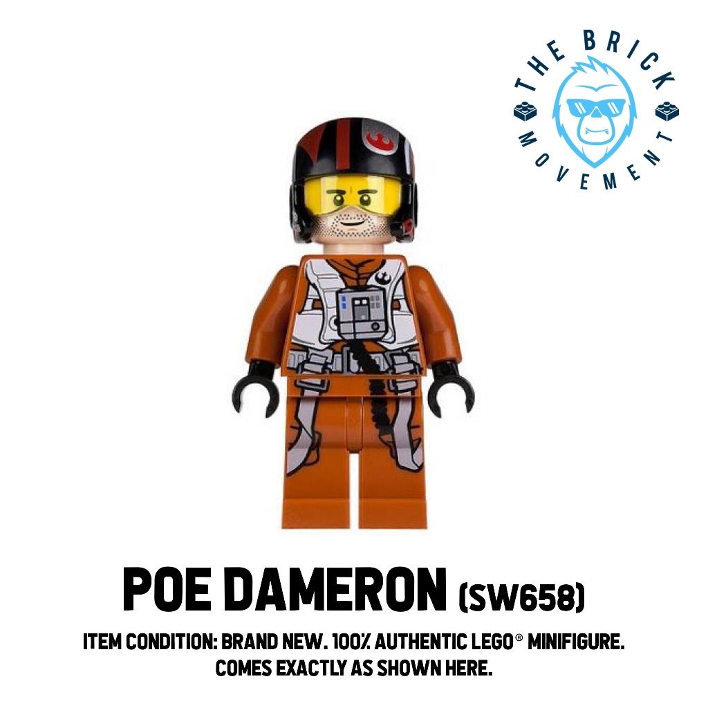 SW Poe Dameron Minifigure | Shopee Philippines