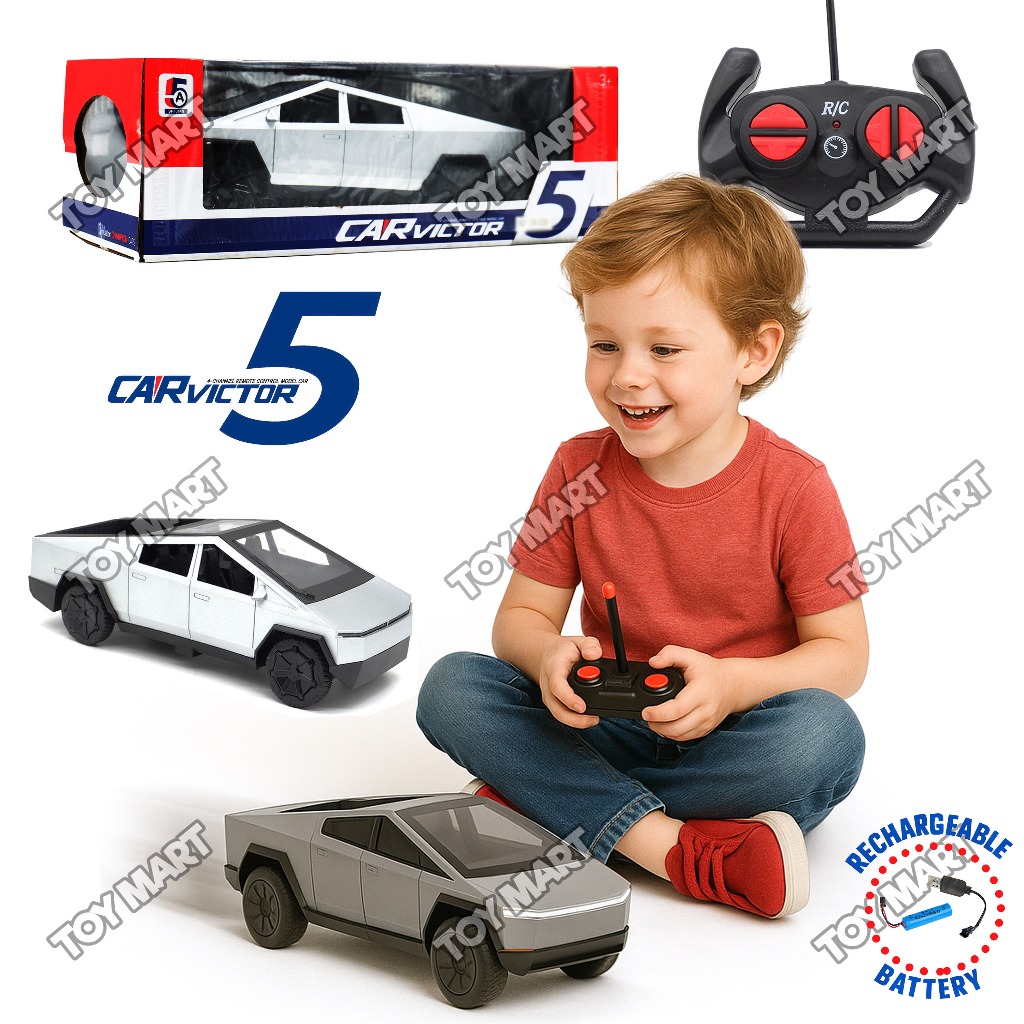 Cybertruck RC Car Rechargeable Remote Control Toy for Kid Electric 4 ...