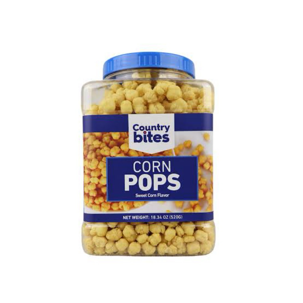 Country Bites Corn Pops Sweet Corn Flavor 520g | Shopee Philippines