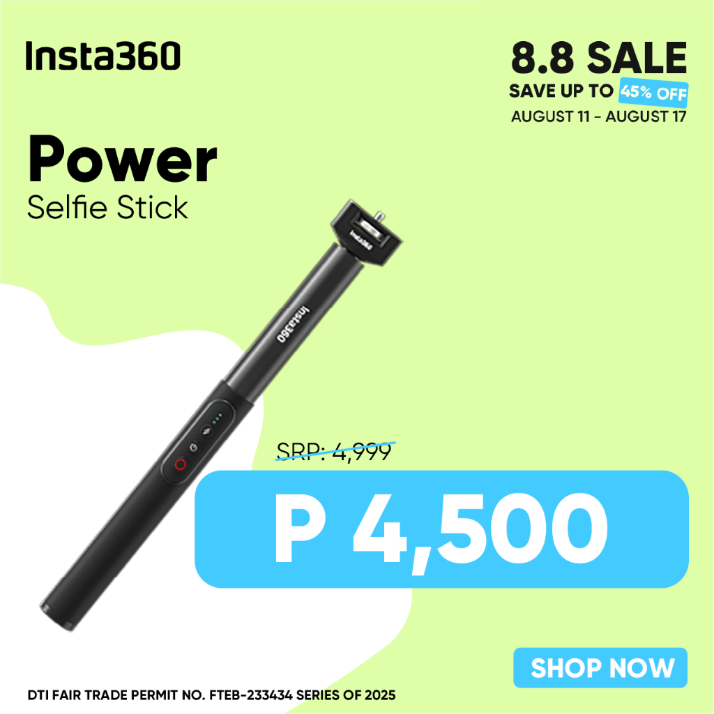 Insta360 Power Selfie Stick | Shopee Philippines