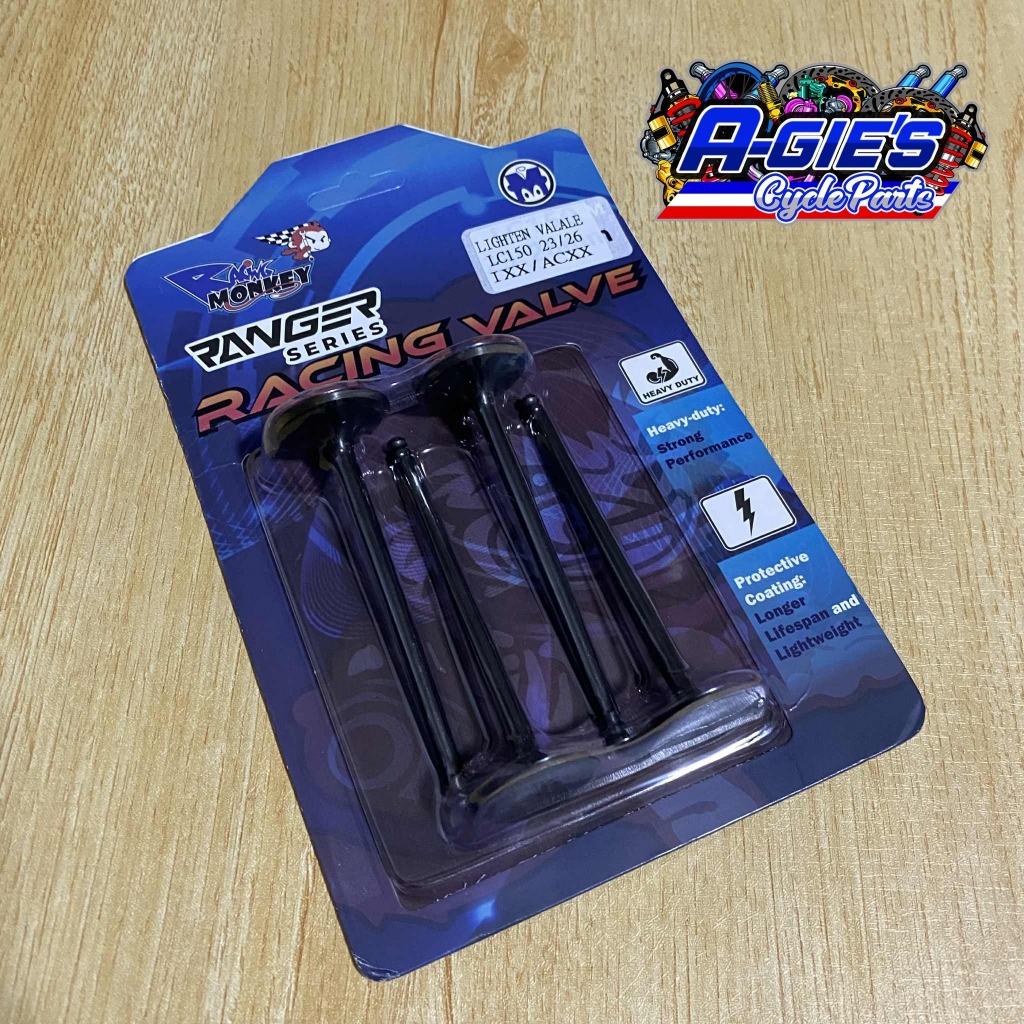 RACING MONKEY | LIGHTEN VALVE 3 ANGLE 23/26 4.5MM | SNIPER150 / LC150 ...