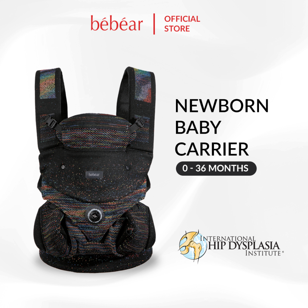 Bebear CloudKnit 3 Way Comfort Carrier (Stardust Black) | Shopee Philippines