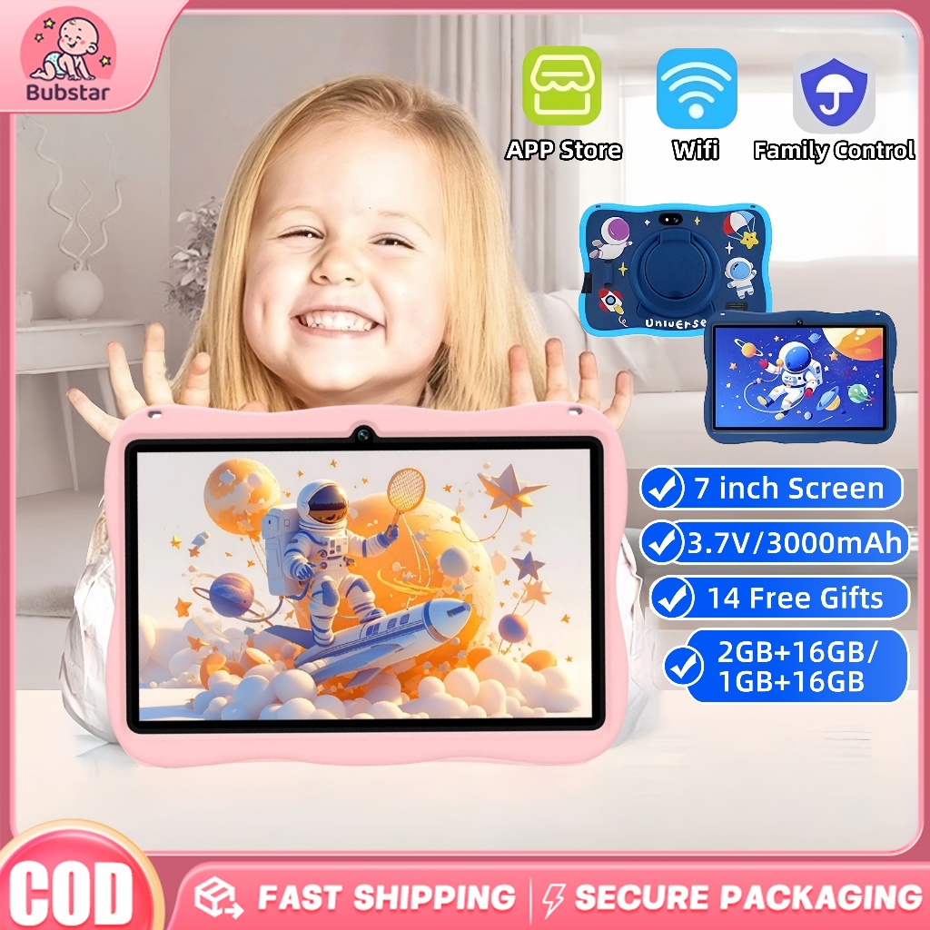 【COD&Warranty】Tablet For Kids 10 Inch Learning Tablet 2G+16G Android10 ...