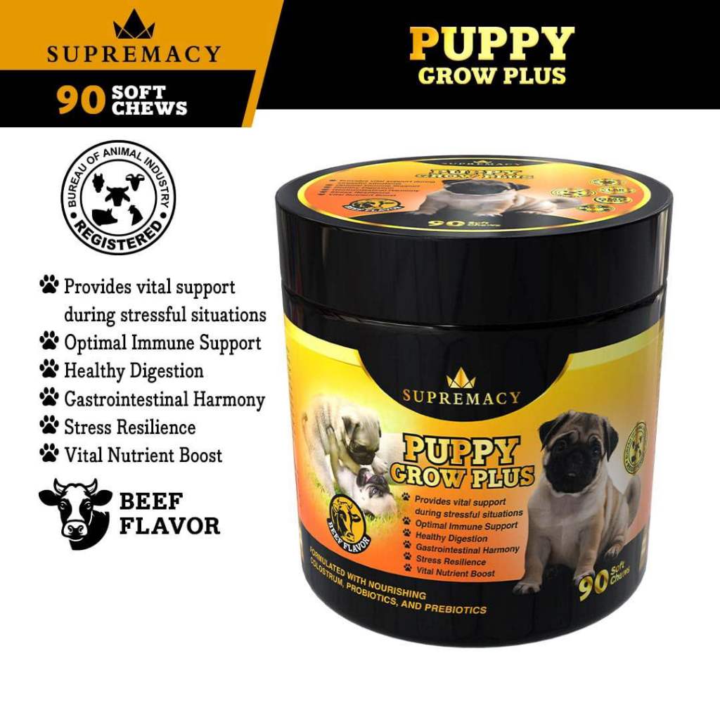 Supremacy Puppy Grow Plus Puppy & Dogs Treats Digestive Health Immune ...