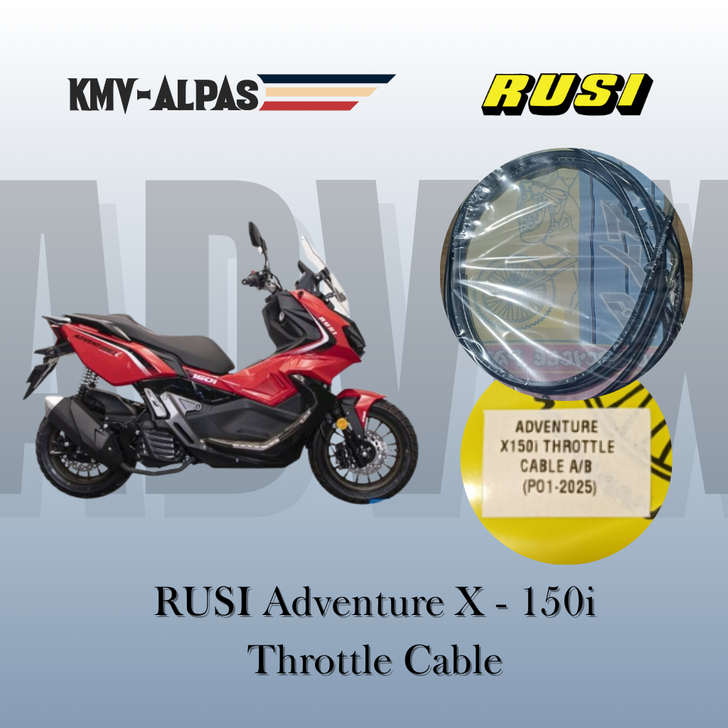 RUSI Adventure X - 150i Throttle Cable | Shopee Philippines