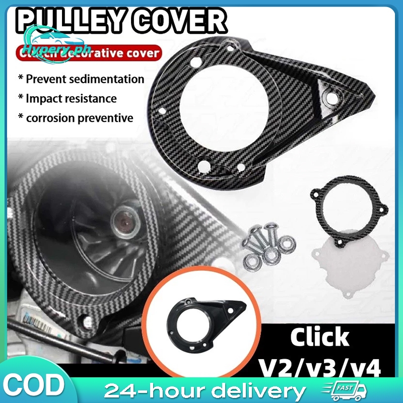 CLICK V2 / CLICK V3 / CLICK V4 PULLEY COVER WITH TRANSPARENT SCREEN FOR ...