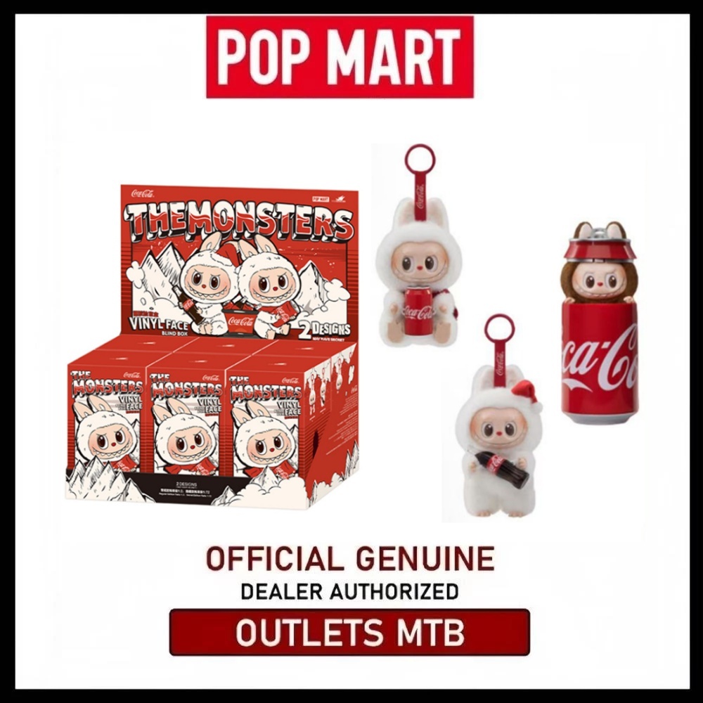 POP MART THE MONSTERS COCA-COLA SERIES-Vinyl Face Blind Box | Shopee ...