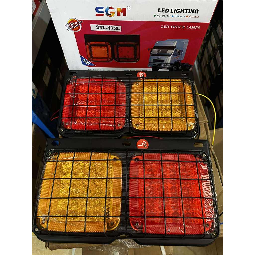 STL-173L TAIL LIGHT ASSEMBLY FUSO FUSO FIGHTER SQUARE TYPE WITH GRILLS ...