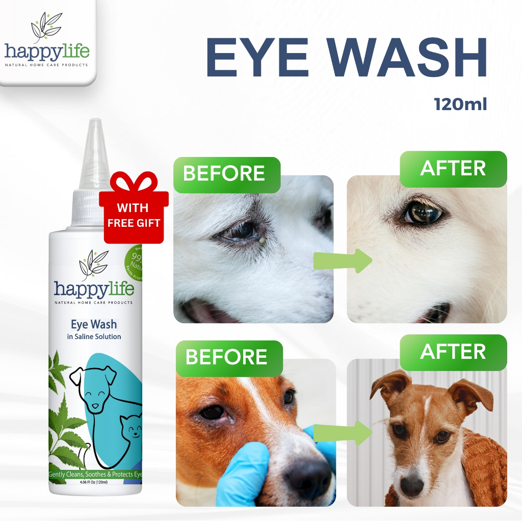 Eye Wash for Dogs and Cats, Gently Cleanse, Soothes, Protect Eyes, all ...