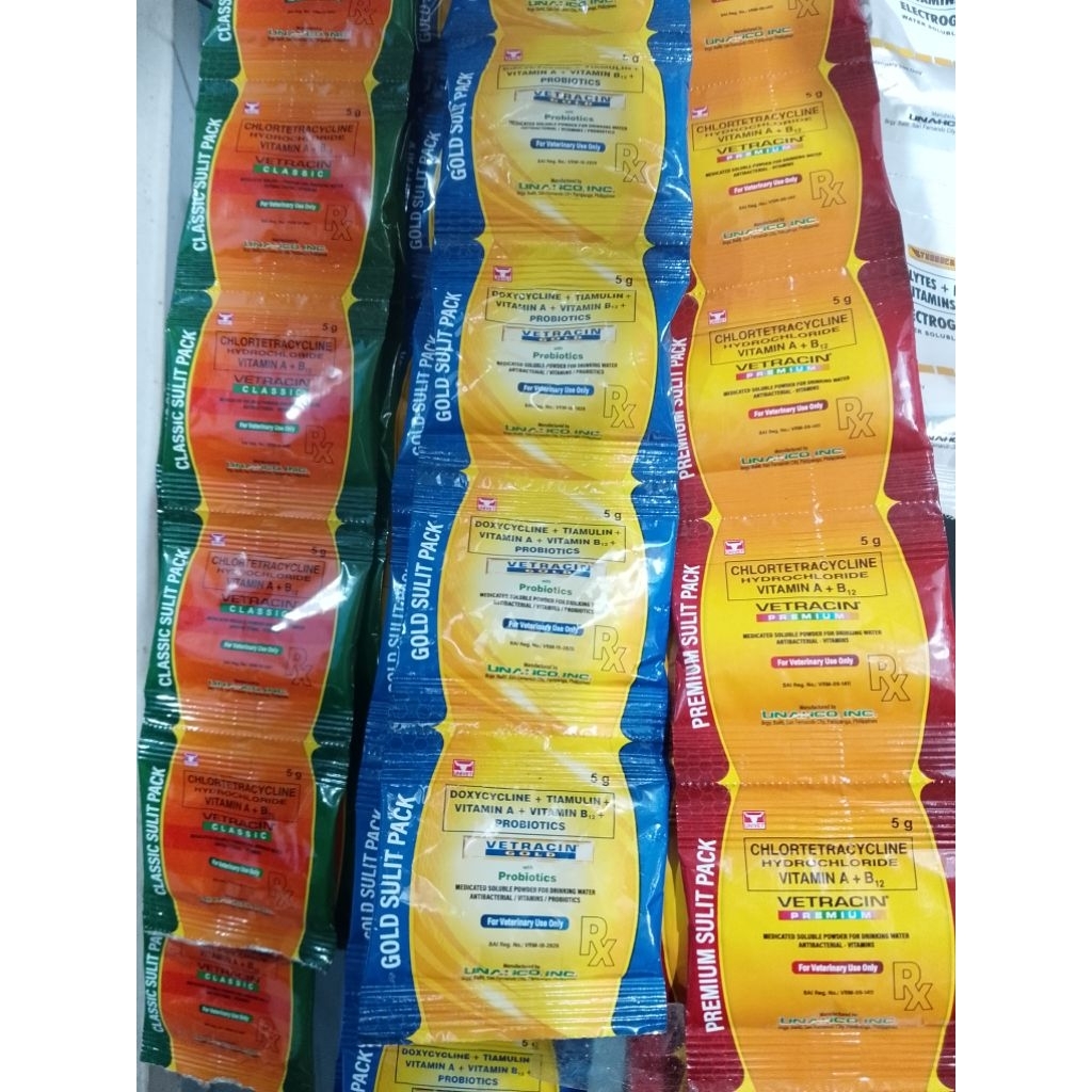 vetracin Soluble Powder 5gram gold premium Clasic | Shopee Philippines