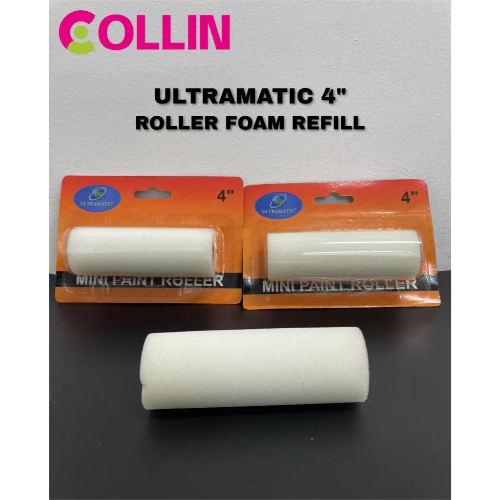 ULTRAMATIC 4" ROLLER FOAM REFILL SPONGE REFILL BABY ROLLER PAINT ...
