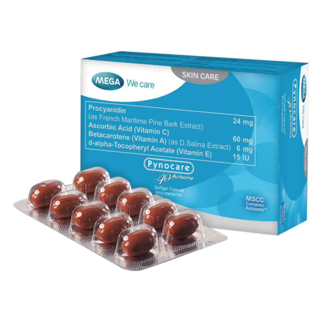 PYNOCARE ORAL CAPSULES (FOR MELASMA, STUBBORN PIGMENTATIONS) | Shopee ...