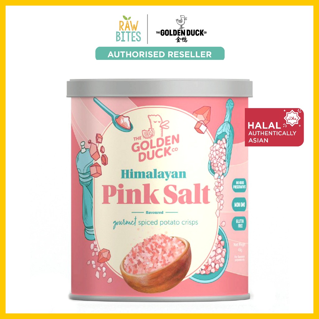 Golden Duck Himalayan Salt Gourmet Potato Chips 45g (Authentically ...