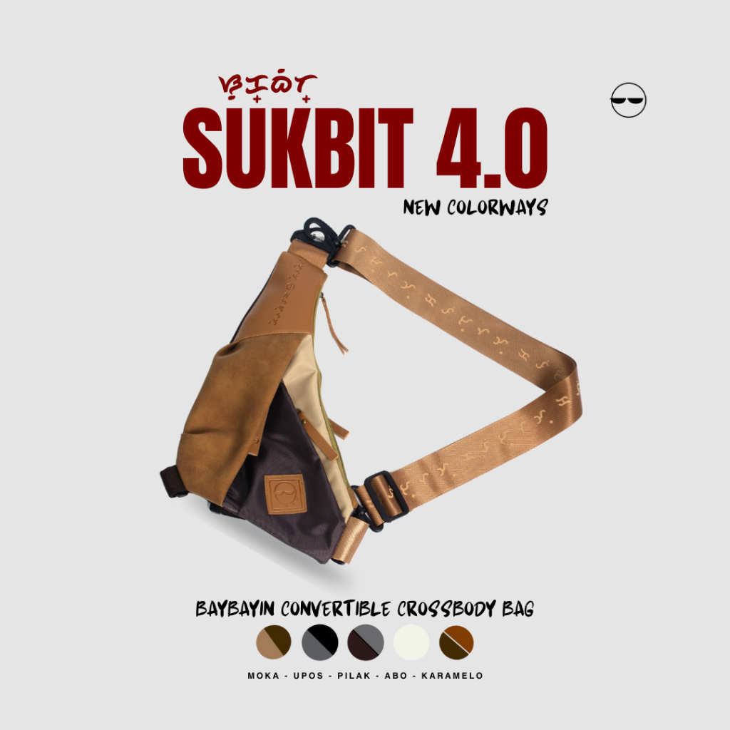 LEGAZY Sukbit 4.0 New Colorway Baybayin Convertible Sleek Crossbody Bag ...