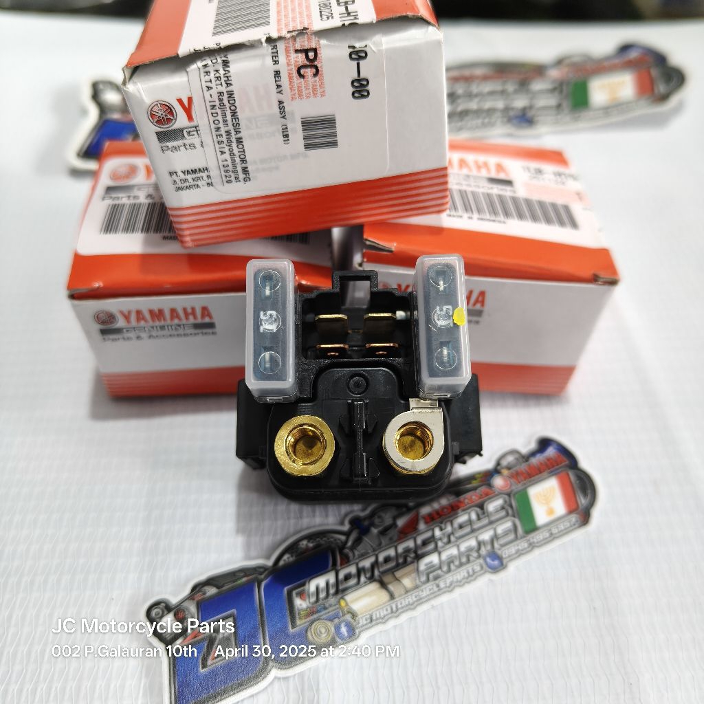 GENUINE STARTER RELAY FOR YAMAHA MIO MXI/MX CARB AND MIO NOUVO ORIGINAL ...