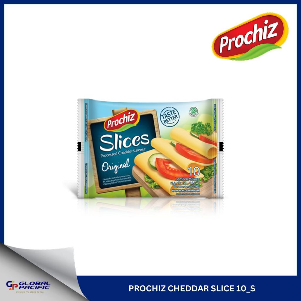 PROCHIZ GOLD SLICE 10'S 160G - Processed Cheddar Cheese | Shopee ...