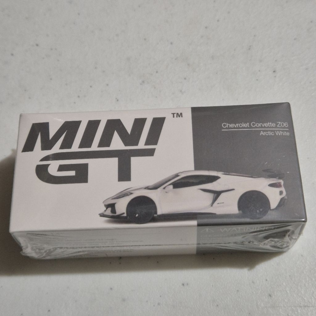 Mini GT Chevrolet Corvette Z06 Arctic White | Shopee Philippines