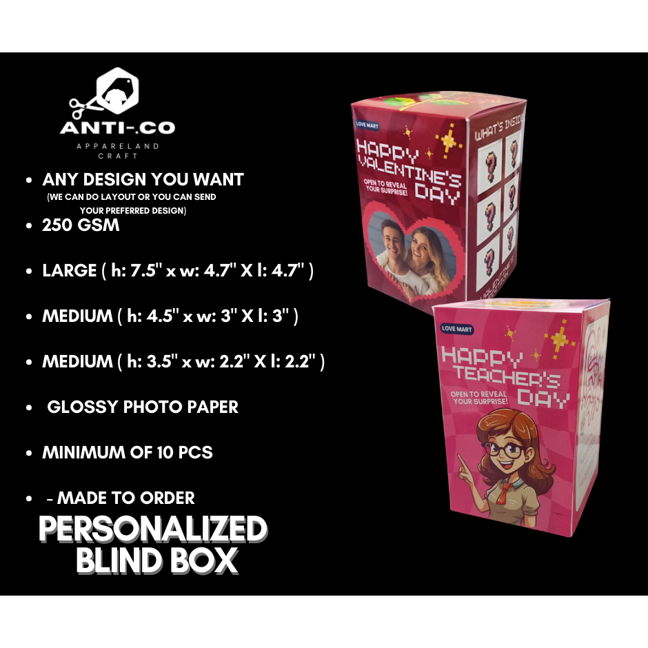 Personalized Blind Box For all Occasion | Shopee Philippines