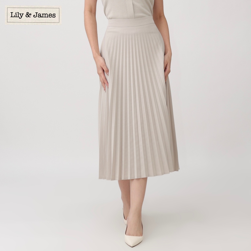 Lily & James Severin Skirt (Stone) | Shopee Philippines