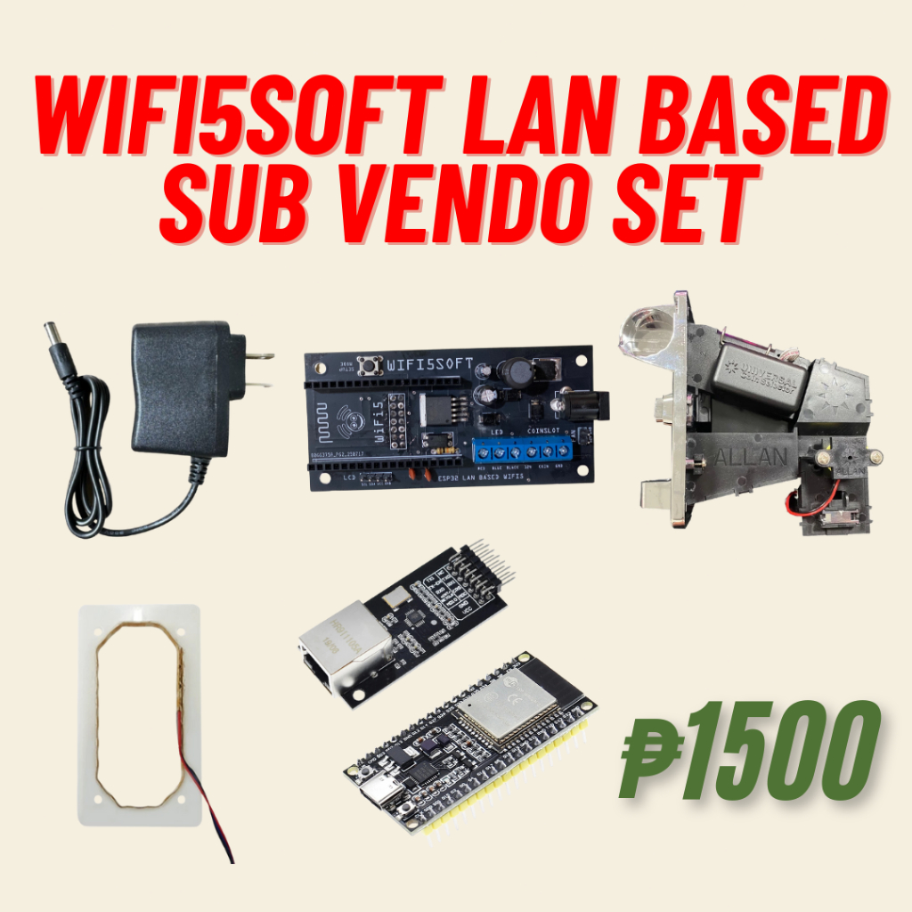 WiFi5Soft Lan Based Sub Vendo Complete Set With Box | Shopee Philippines