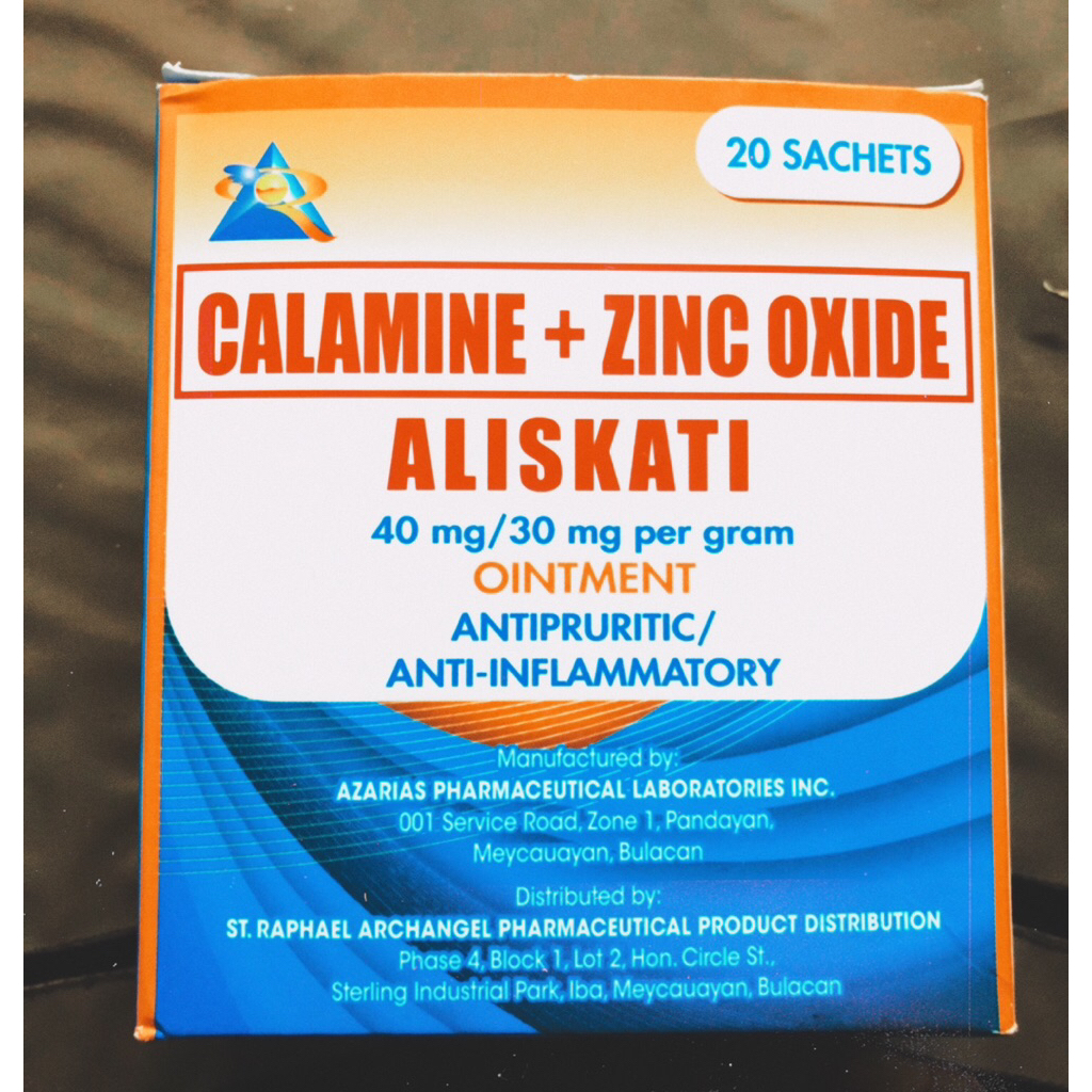 Calamine+Zinc Oxide Aliskati Ointment 40 mg/30 mg per sachet (10 sachet ...