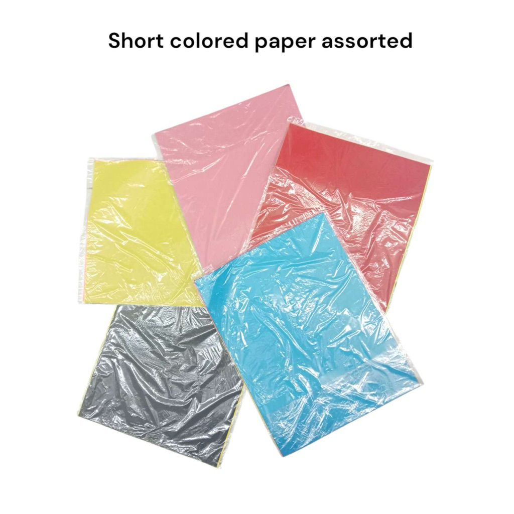 Trigem Colored paper 10sheets/1pack size long and short Assorted Color ...