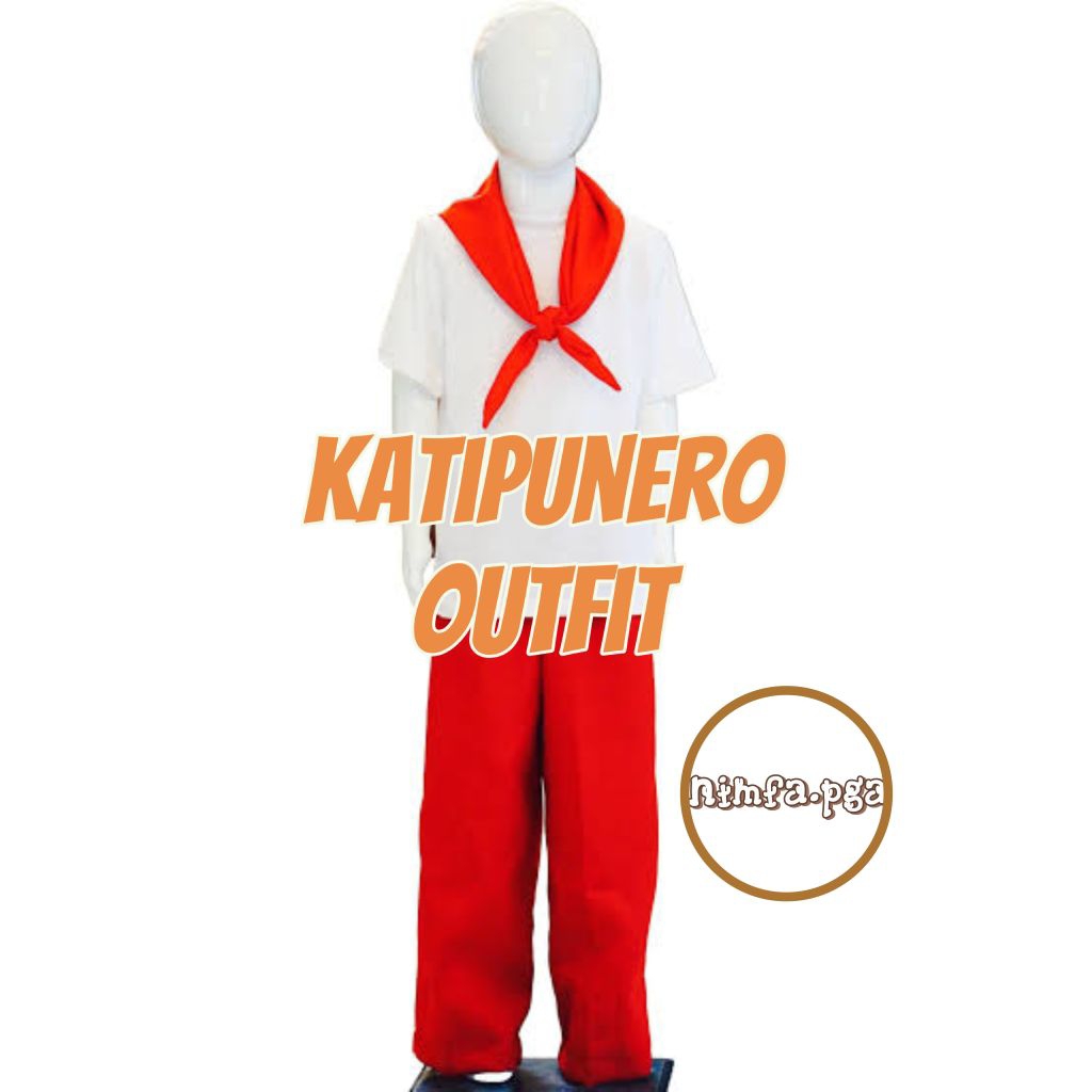 Katipunero Red Pants & Handkerchief for Kids (buwan ng wika) | Shopee ...