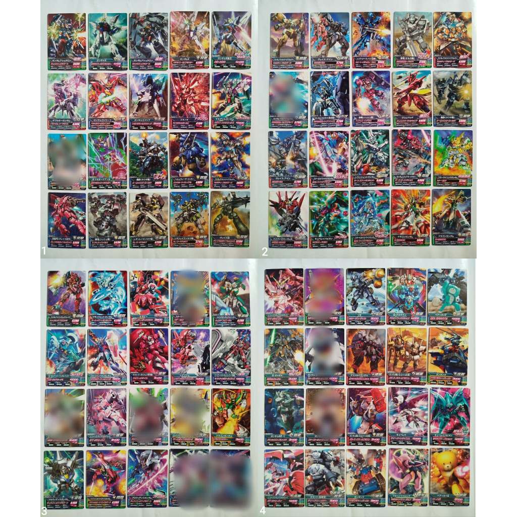 Gundam Arcade Cards (Official) | Shopee Philippines