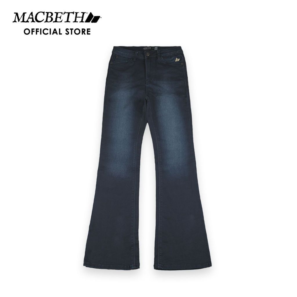Lady Macbeth Markdown Denim Pants " HIGH WAIST SLIM FLARE " | Shopee ...