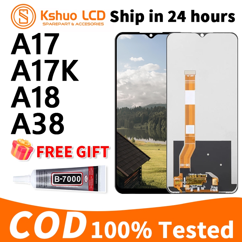 LCD For OPPO A17 / A17K / A18 / A38 set full screen replacement ...