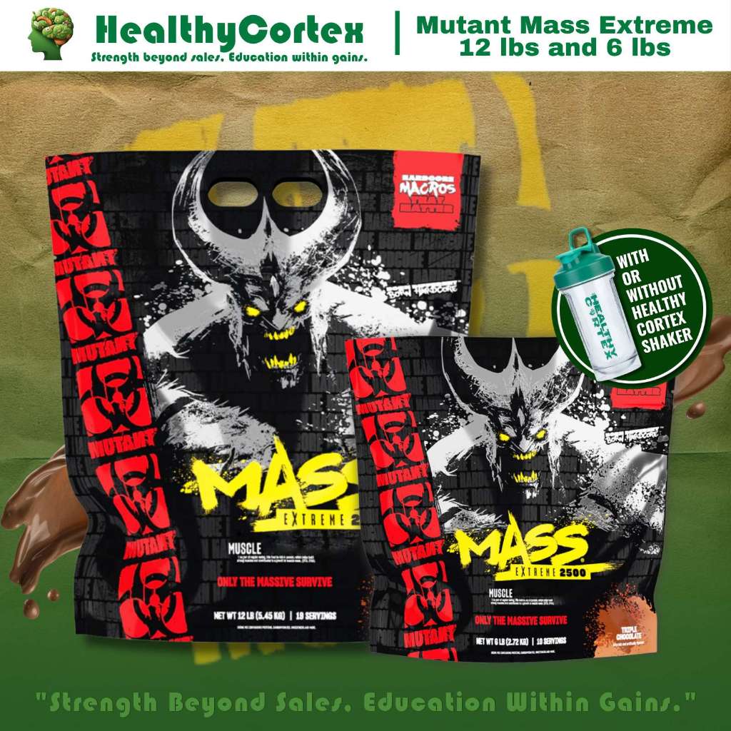 Mutant Mass Extreme 2500 Protein Powder 12 lbs and 6 lbs | Shopee Philippines