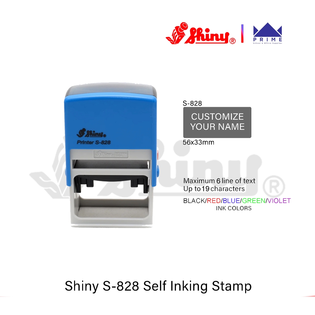Shiny S-828 Self Inking Stamp | Shopee Philippines